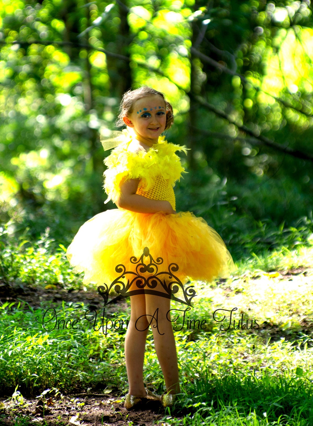 Yellow Bird Costume, Chicken Costume, Yellow Feather Dress, Halloween ...