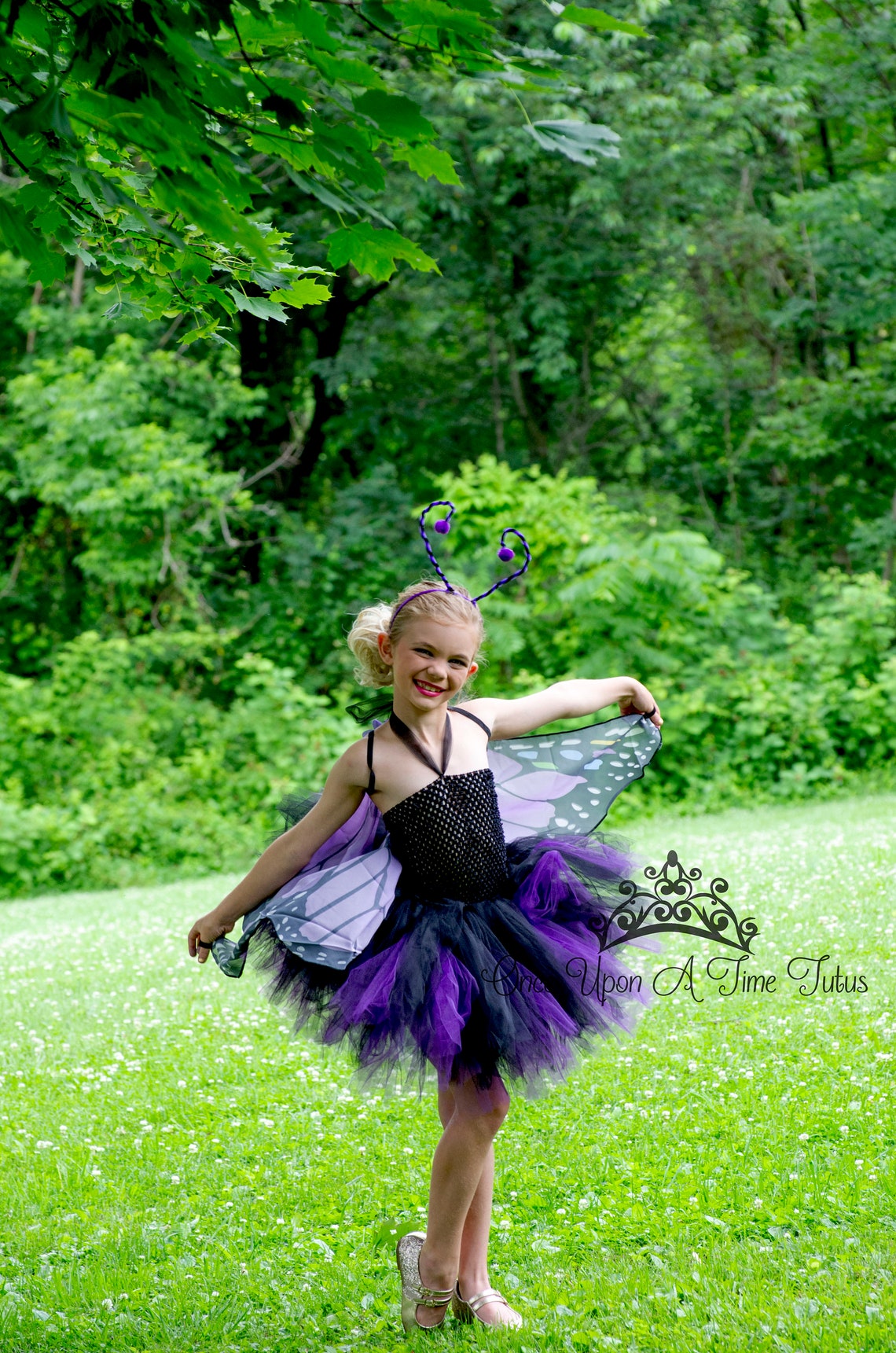 Purple Butterfly Halloween Costume Girls Butterfly Dress | Etsy