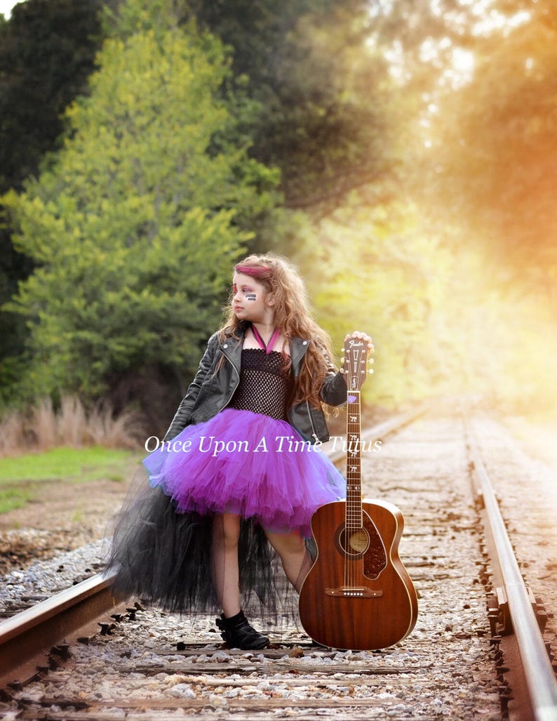 Rockstar Queen Tutu Dress, Girls Halloween Costume, Kids Birthday ...