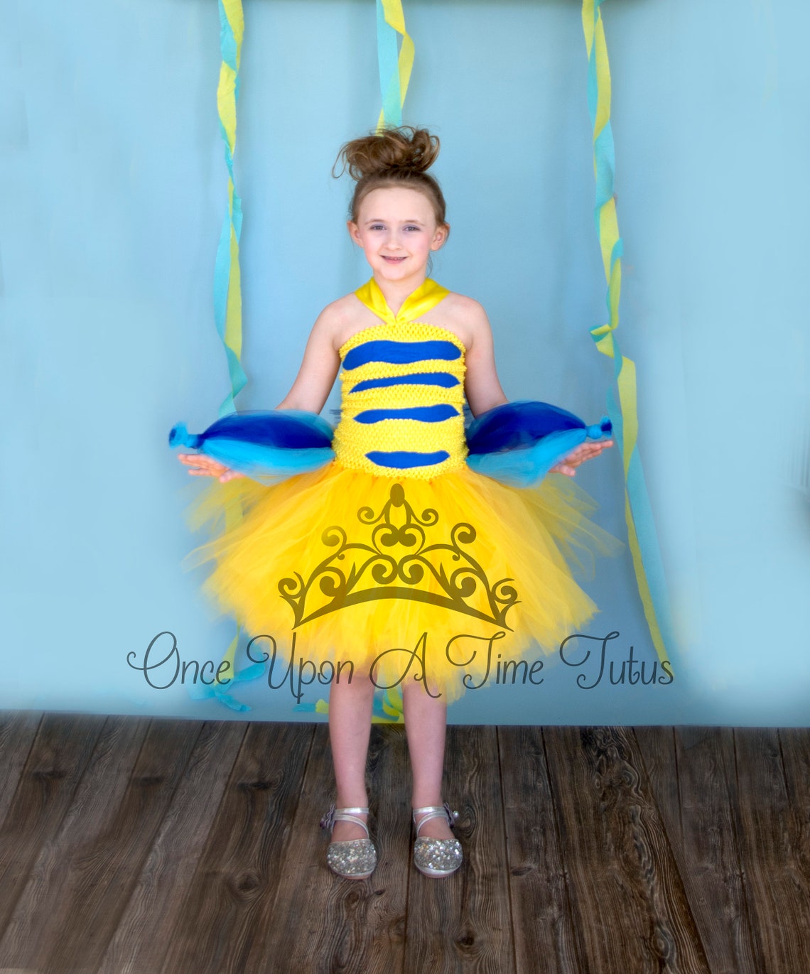 Blue Yellow Fish Tutu Kids Fish Costume Child Halloween | Etsy