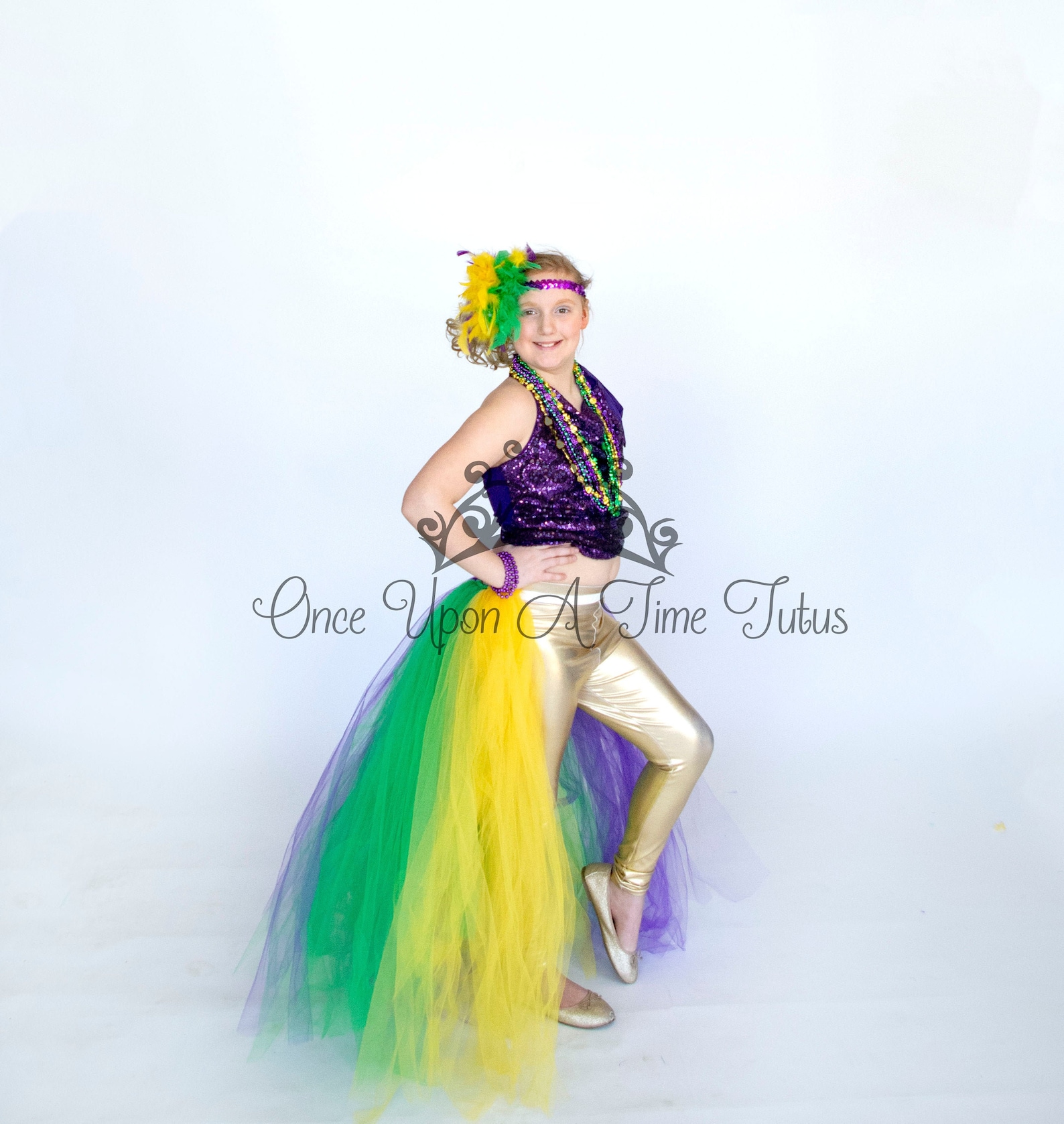 Mardi Gras Open Front Tutu Half Tutu Skirt Waist Cape Tutu - Etsy