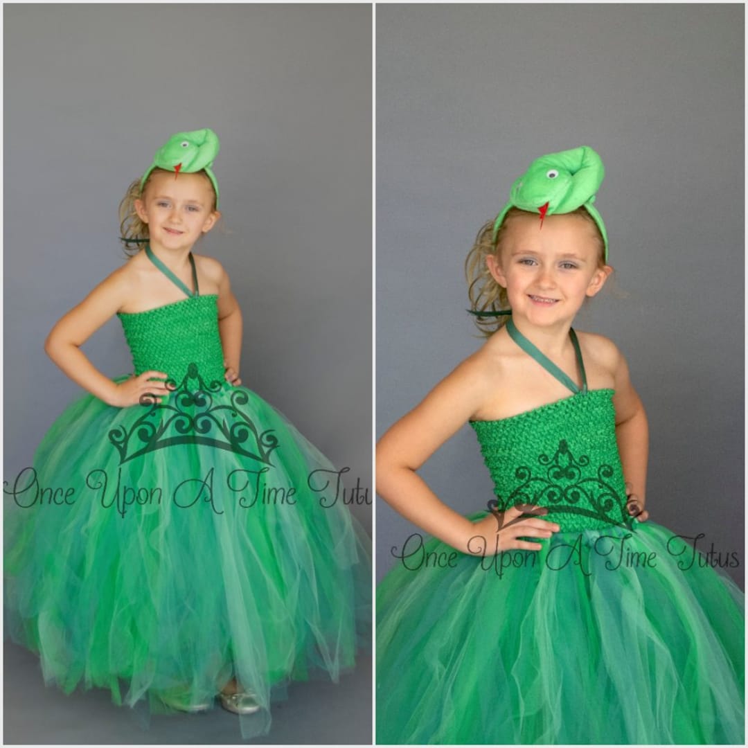 Snake Halloween Costume, Girls Reptile Tutu Dress, Halloween Costume ...