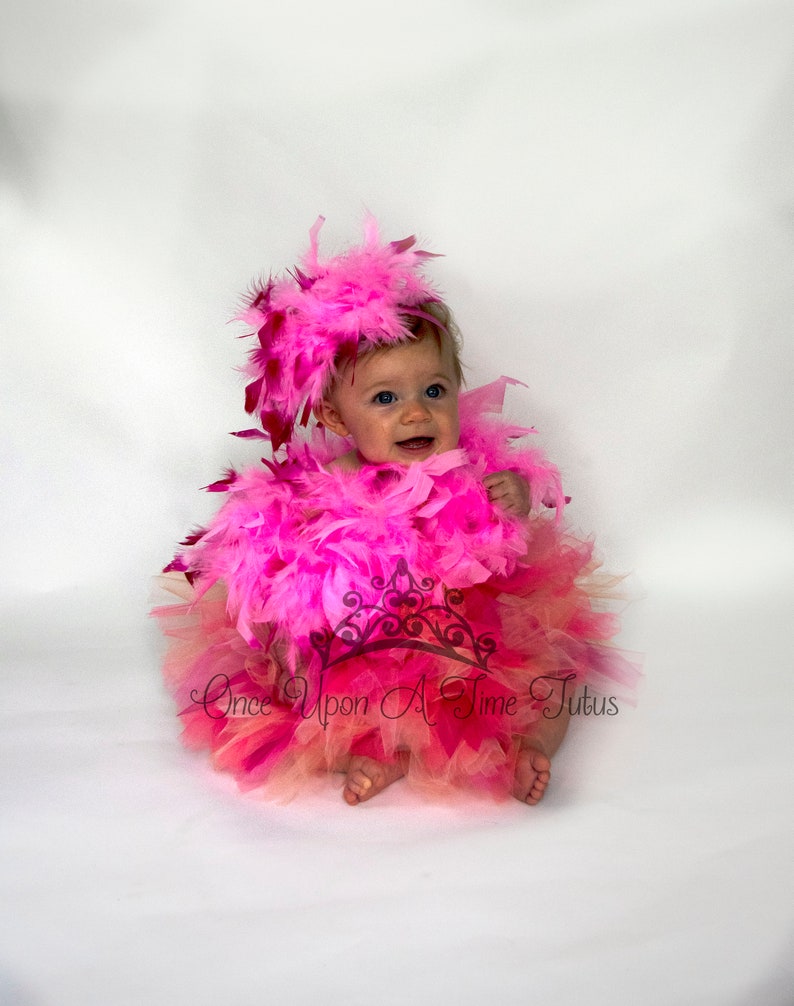 Flamingo Costume Hot Pink Feather Costume Kids Flamingo - Etsy