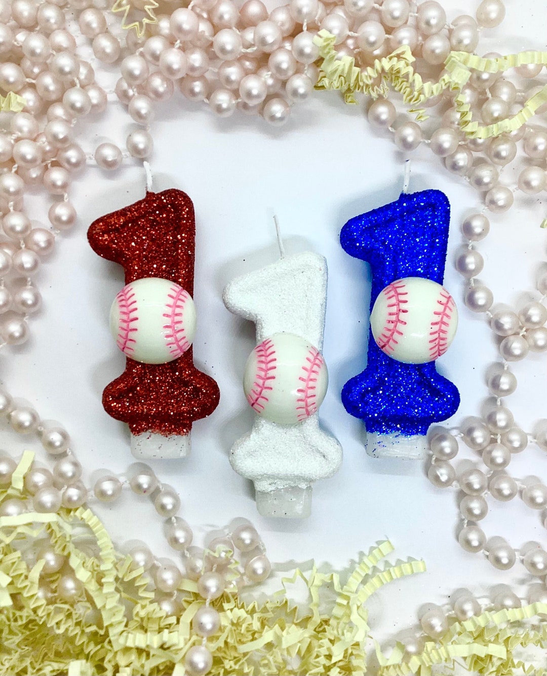 Baseball Birthday Candle, Sports Ball Party Decor, Baseball Player ...