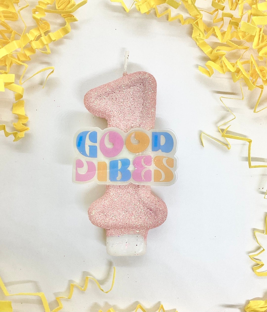 Preppy Birthday Candle, Good Vibes Party Decor, Pre Teen Girls ...