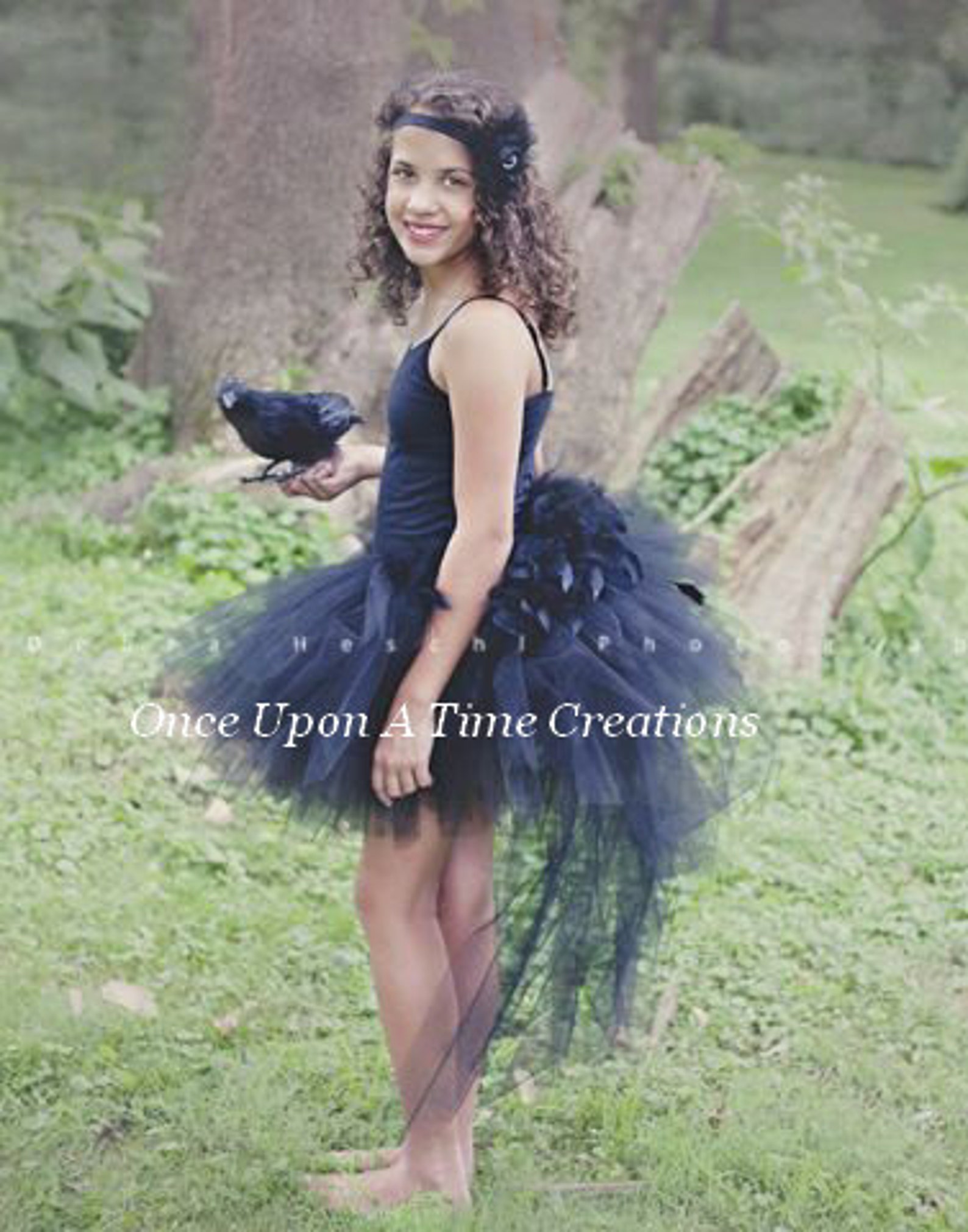 Black Swan Tutu Halloween Costume Tutu Black Feather Bird | Etsy