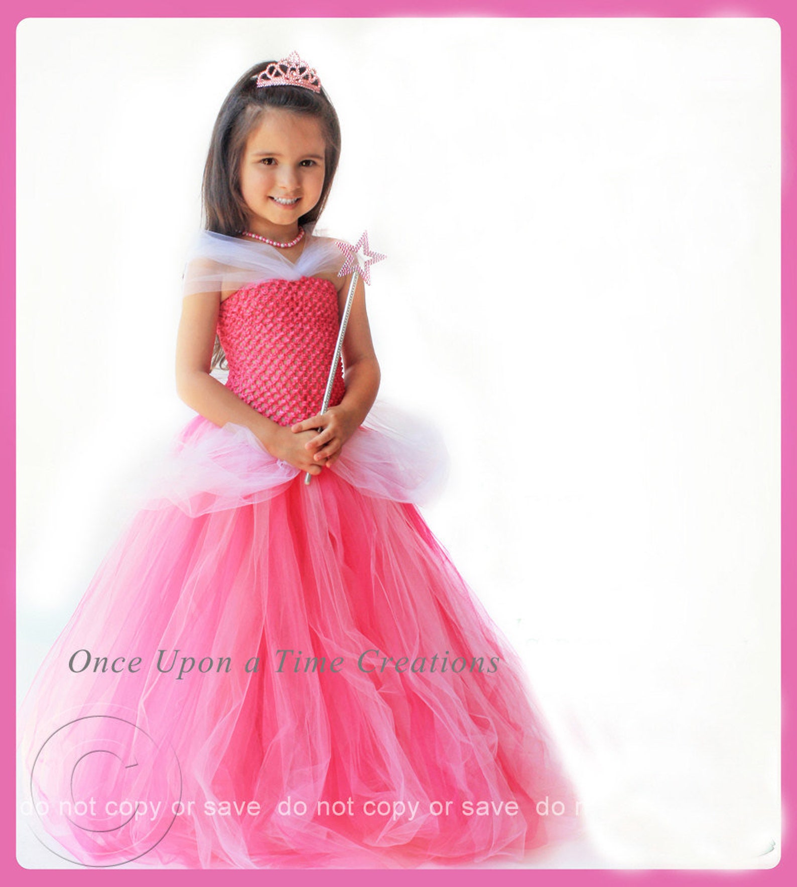 Pink Princess Costume, Kids Halloween Costume, Girls Birthday Tutu ...