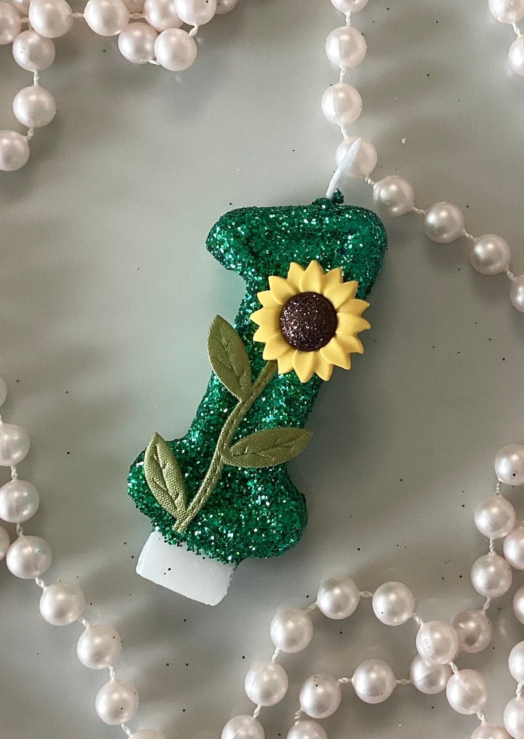 Sunflower Birthday Candle, Spring, Floral, Girls Party Decor, Girls ...