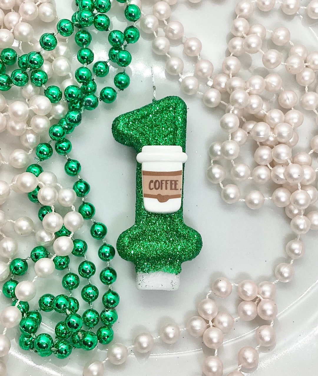 Coffee Birthday Candle, Barista Party Decor, Adult Cake Smash Party ...