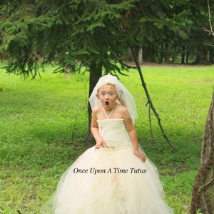 Zombie Halloween Costume, Bloody, Kids Costume, Dead Bride Costume ...