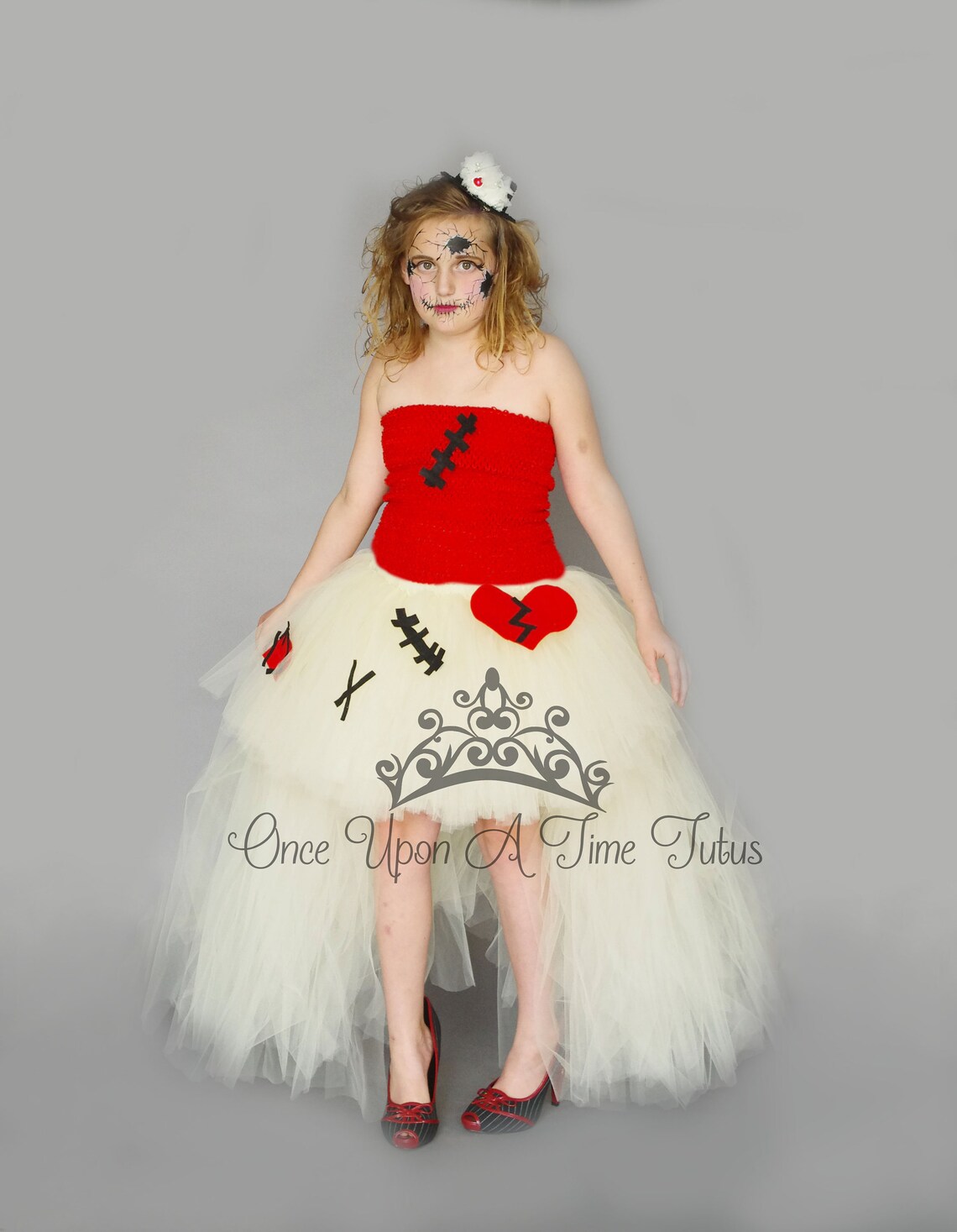 Voodoo Doll Tutu Dress, Girl Halloween Costume, Gothic Kids, Child ...