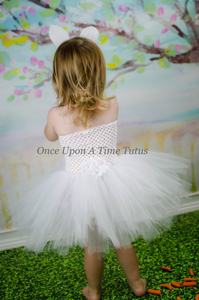 Bunny Costume White Bunny Rabbit Tutu Dress Kids Animal - Etsy