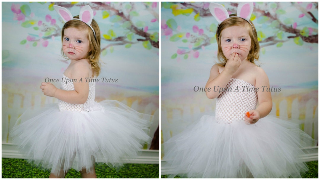 Bunny Costume White Bunny Rabbit Tutu Dress Kids Animal - Etsy