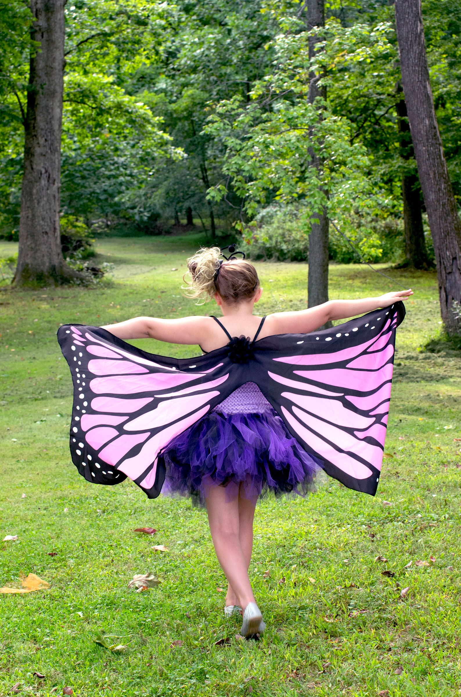 Purple Butterfly Halloween Costume, Girls Butterfly Dress, Toddler ...