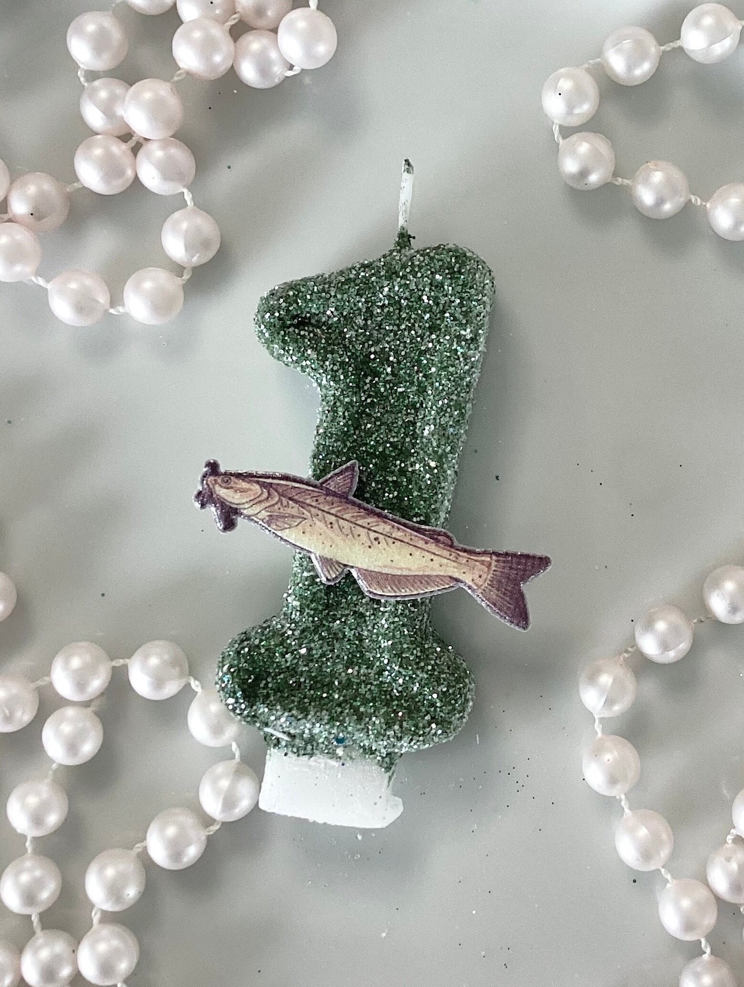 Fish Birthday Candle, Fishing Party Decor, Little Boys Birthday ...