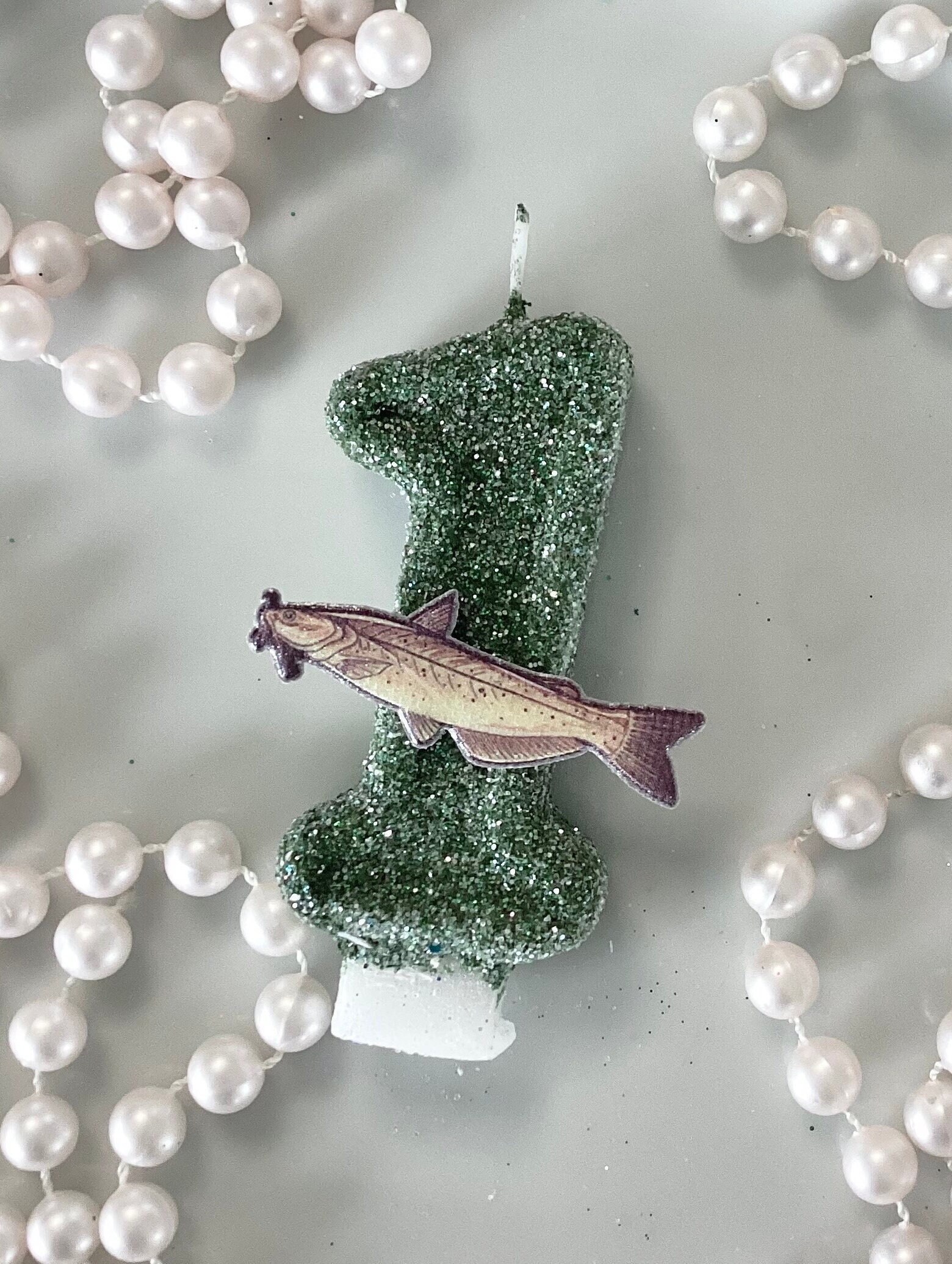 Fish Birthday Candle, Fishing Party Decor, Little Boys Birthday ...