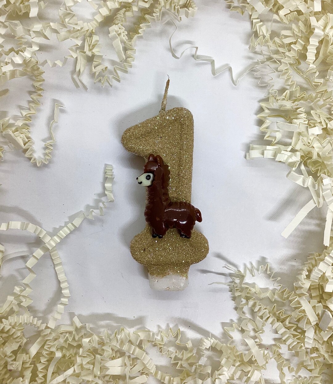 Llama Birthday Candle, Farm Party Decor, 1st Birthday Party Decor ...