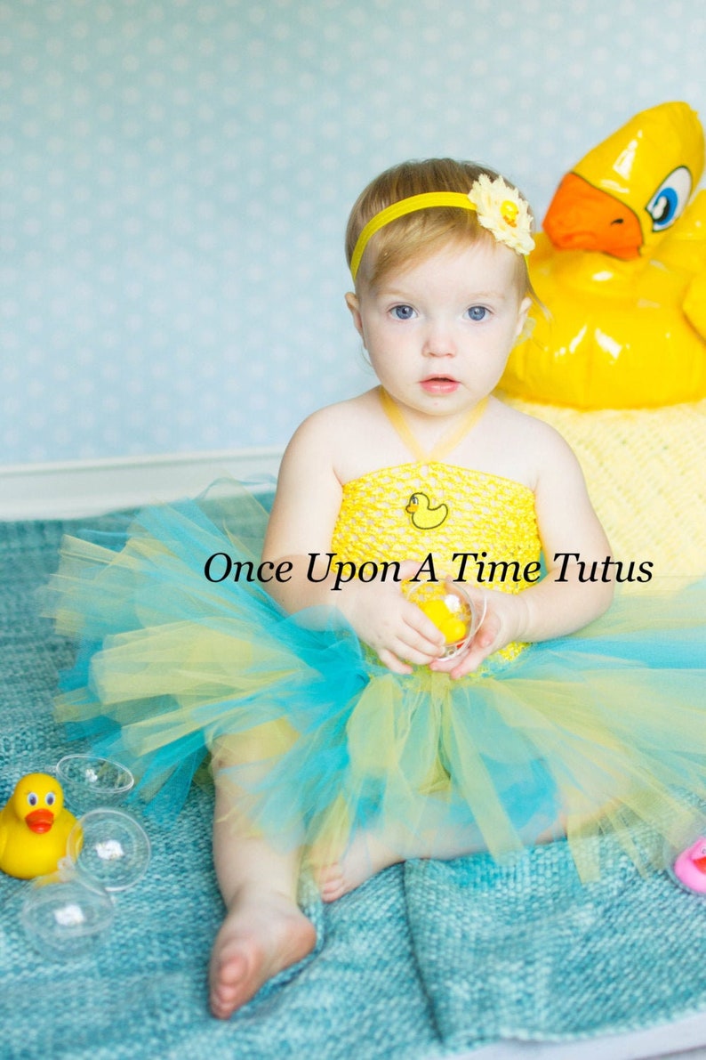 Rubber Duck Tutu Dress 1st Birthday Dress First Birthday - Etsy