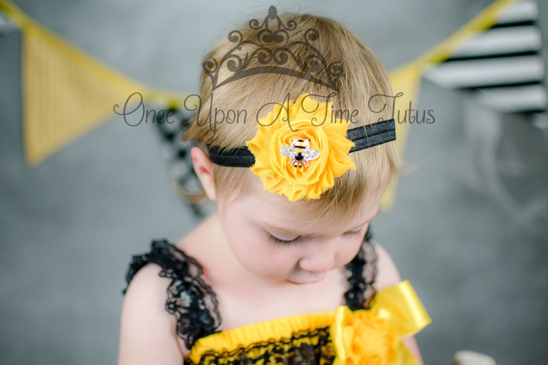 Bumble Bee Headband, Bumblebee Headband, Birthday Party Hair Bow, Kids ...