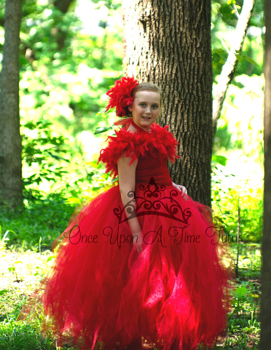 Parrot Costume Red Bird Feather Dress Girls Halloween - Etsy