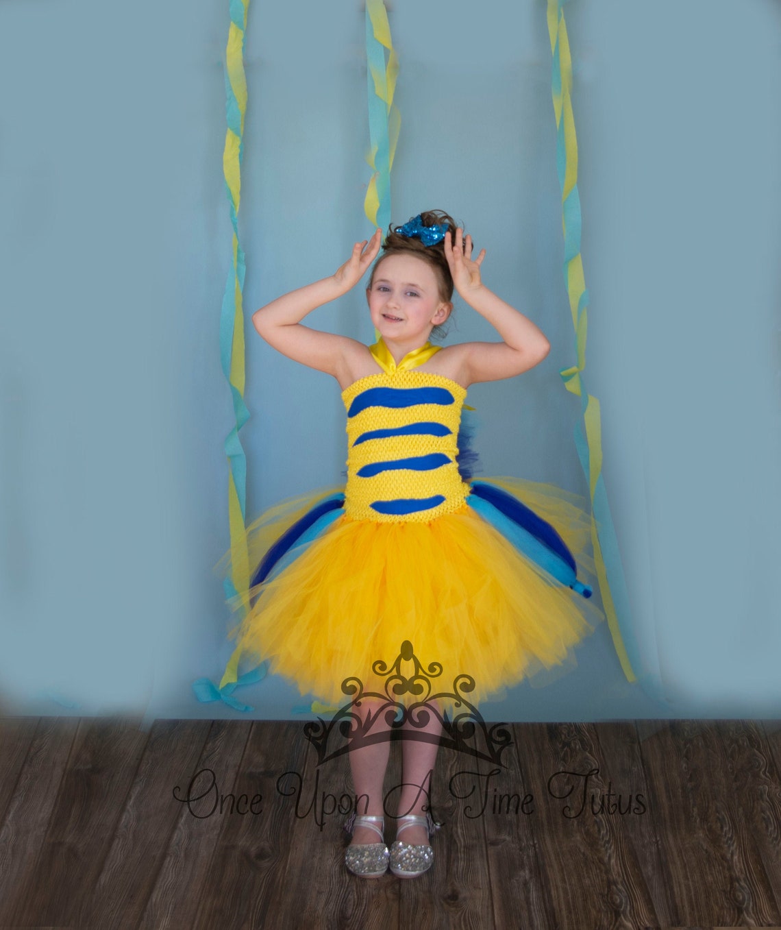 Blue Yellow Fish Tutu Kids Fish Costume Child Halloween | Etsy