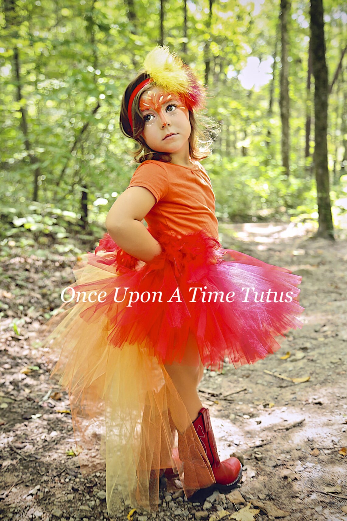 Fire Bird Bustle Tutu, Phoenix Tutu, Phoenix Costume Baby, Firebird ...