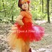 Fire Bird Bustle Tutu, Phoenix Tutu, Phoenix Costume Baby, Firebird ...