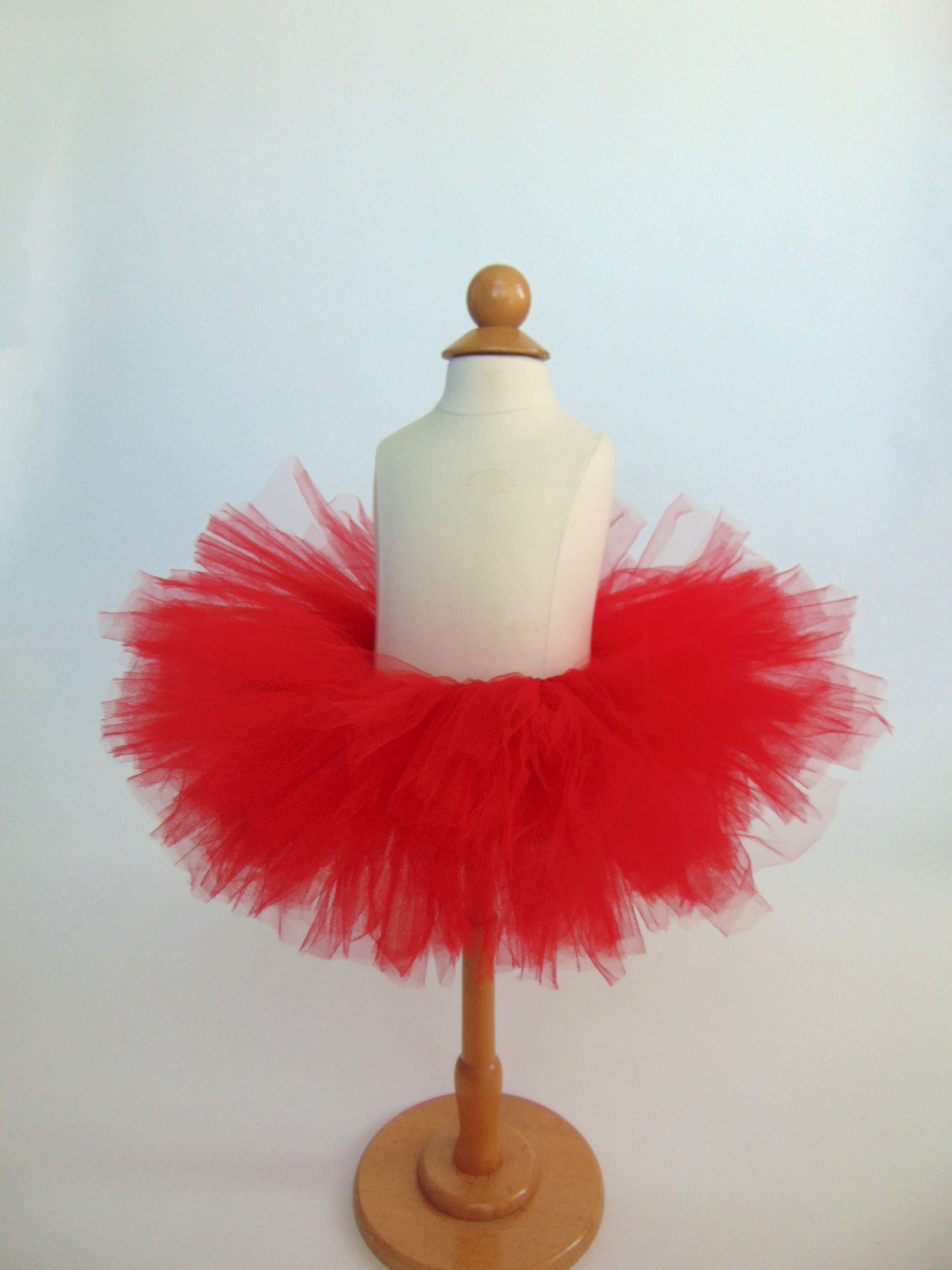 Red Tutu, Solid Red Tutu Skirt, Baby Tutu, 1st Birthday Tutu, Childrens ...