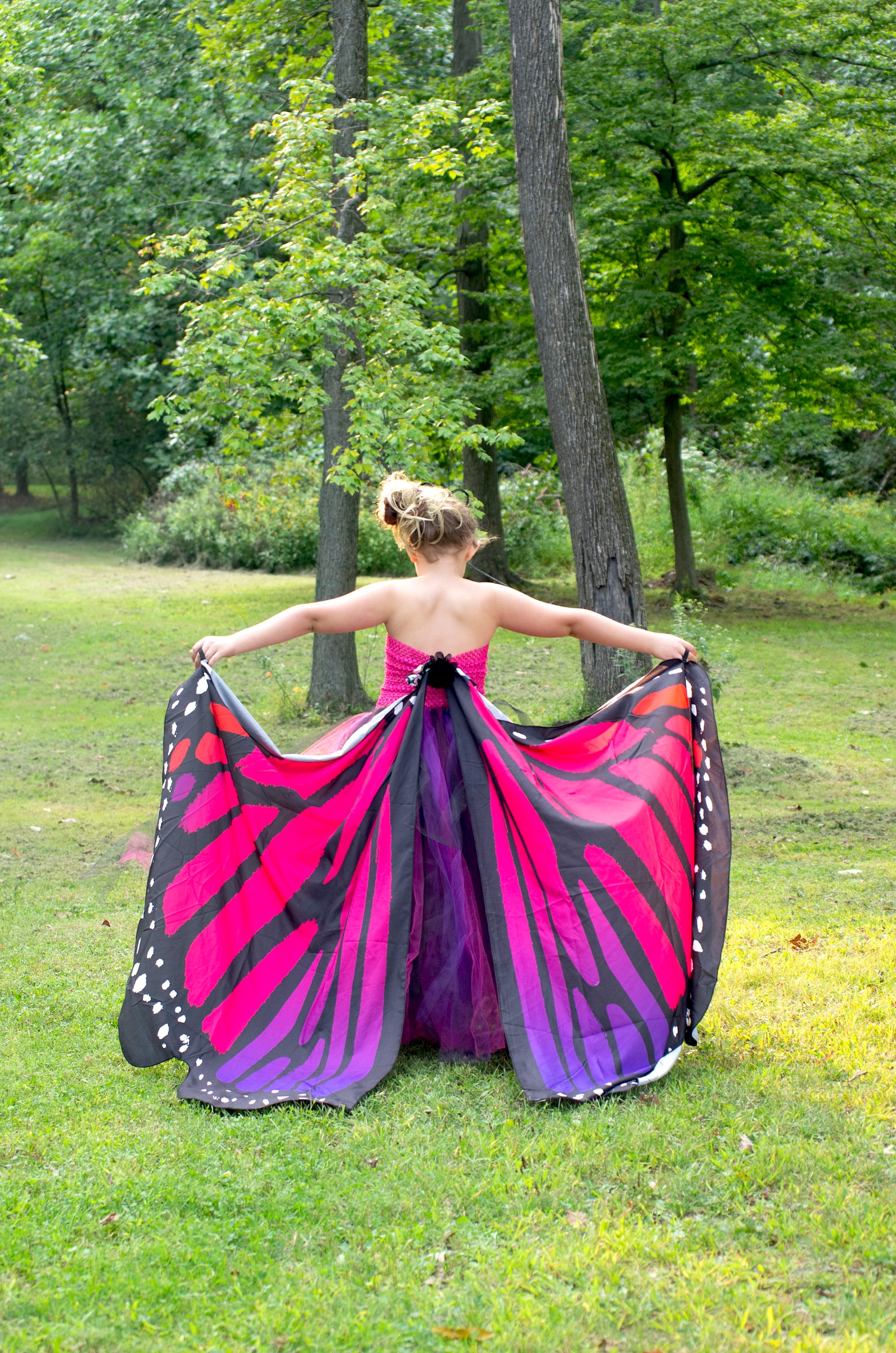 Purple Pink Butterfly Costume Girls Monarch Butterfly | Etsy UK