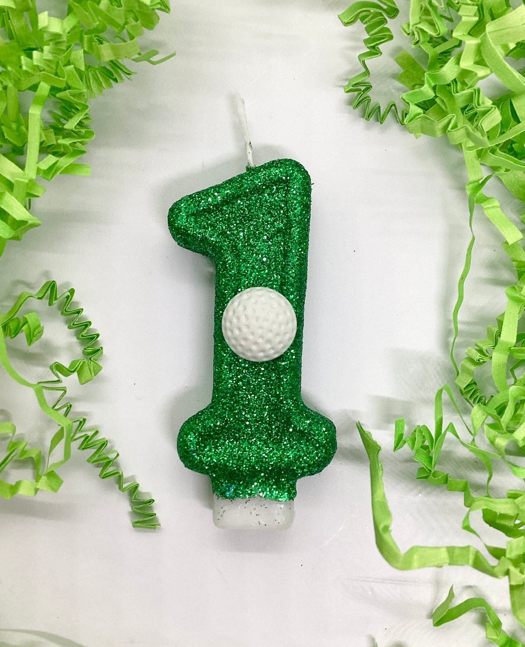 Golf Ball Birthday Candle, Sports Party Decor, Sports Ball, Golf Party ...