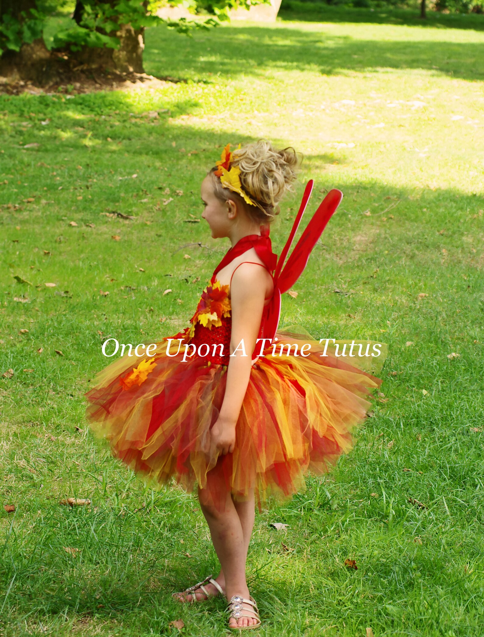 Red Pixie Wings Butterfly Sparkle Pixie Fire Fairy Costume | Etsy