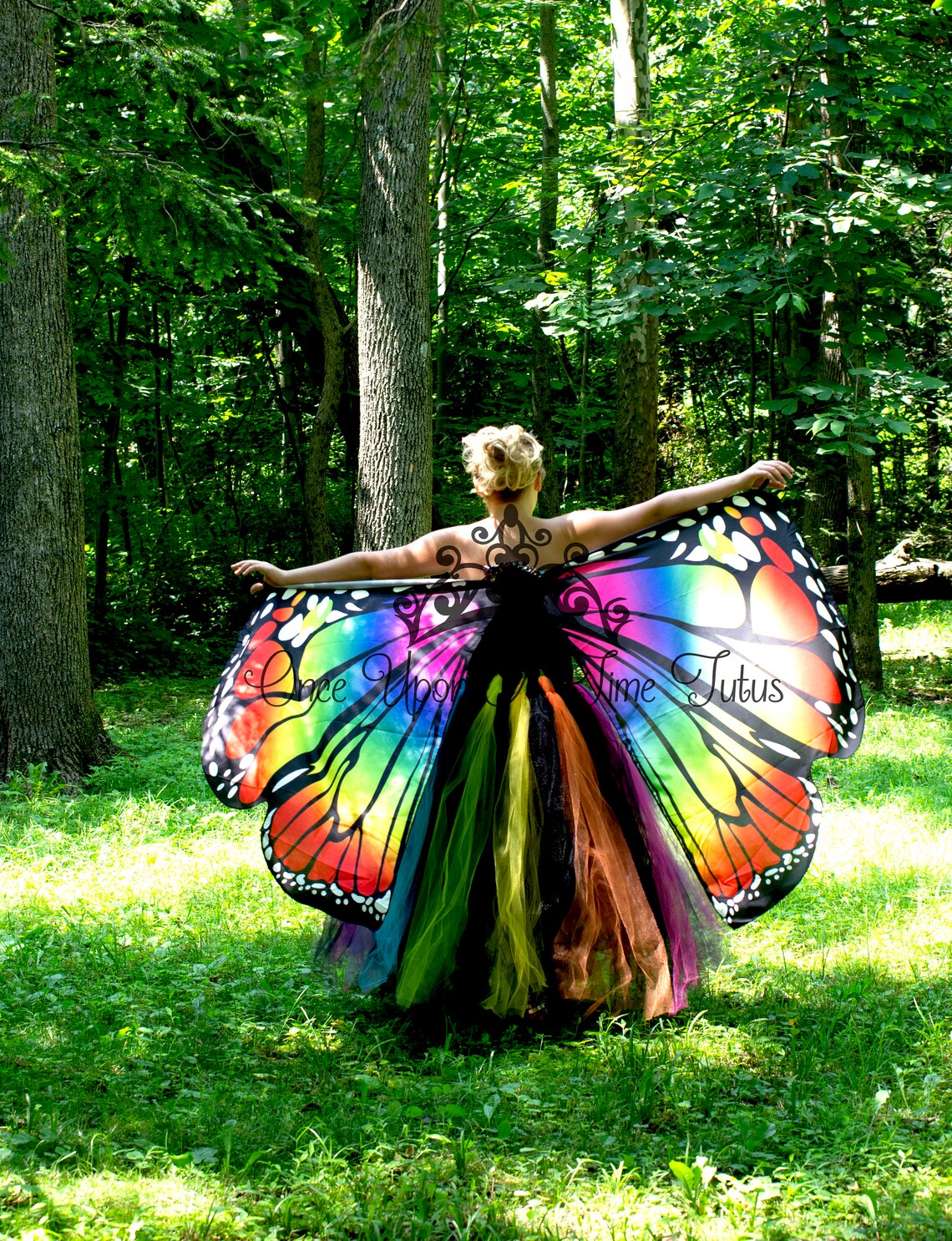 Rainbow Butterfly Costume Girls Butterfly Dress Toddler - Etsy