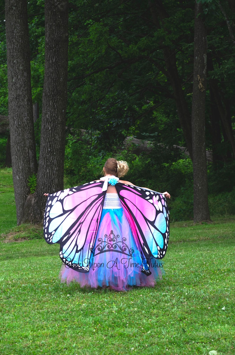 Pink Blue Butterfly Costume Girls Butterfly Dress Toddler | Etsy