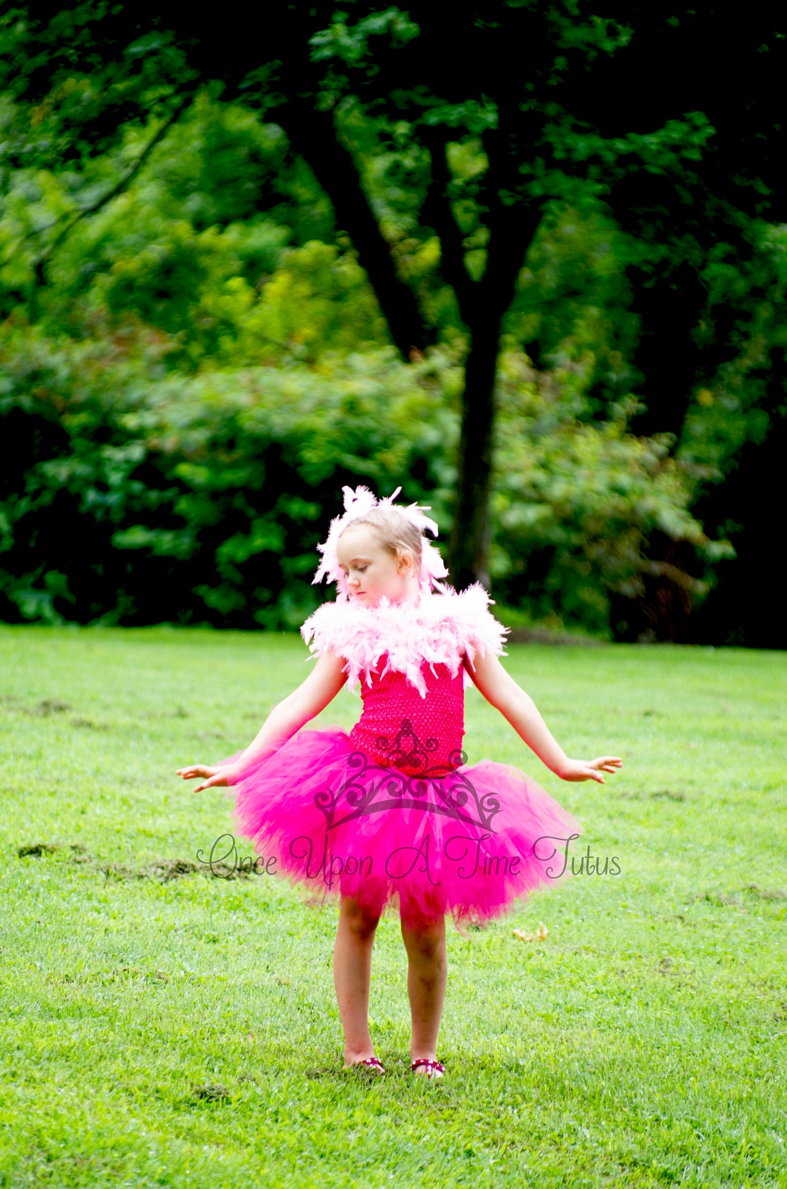Flamingo Costume Hot Pink Feather Costume Kids Flamingo - Etsy