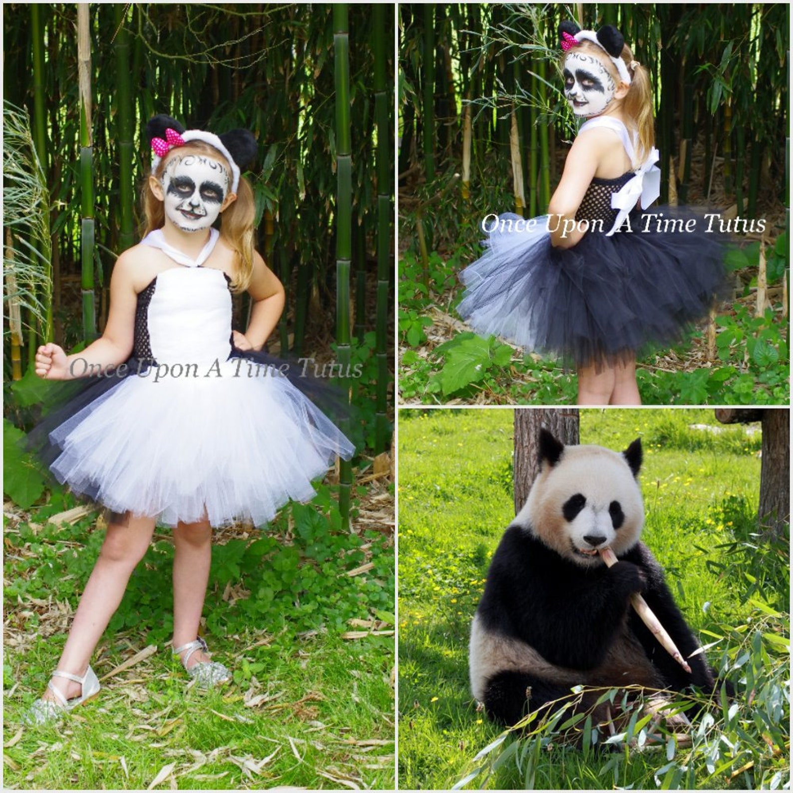 Panda Costume Panda Tutu Dress Kids Panda Dress Little | Etsy