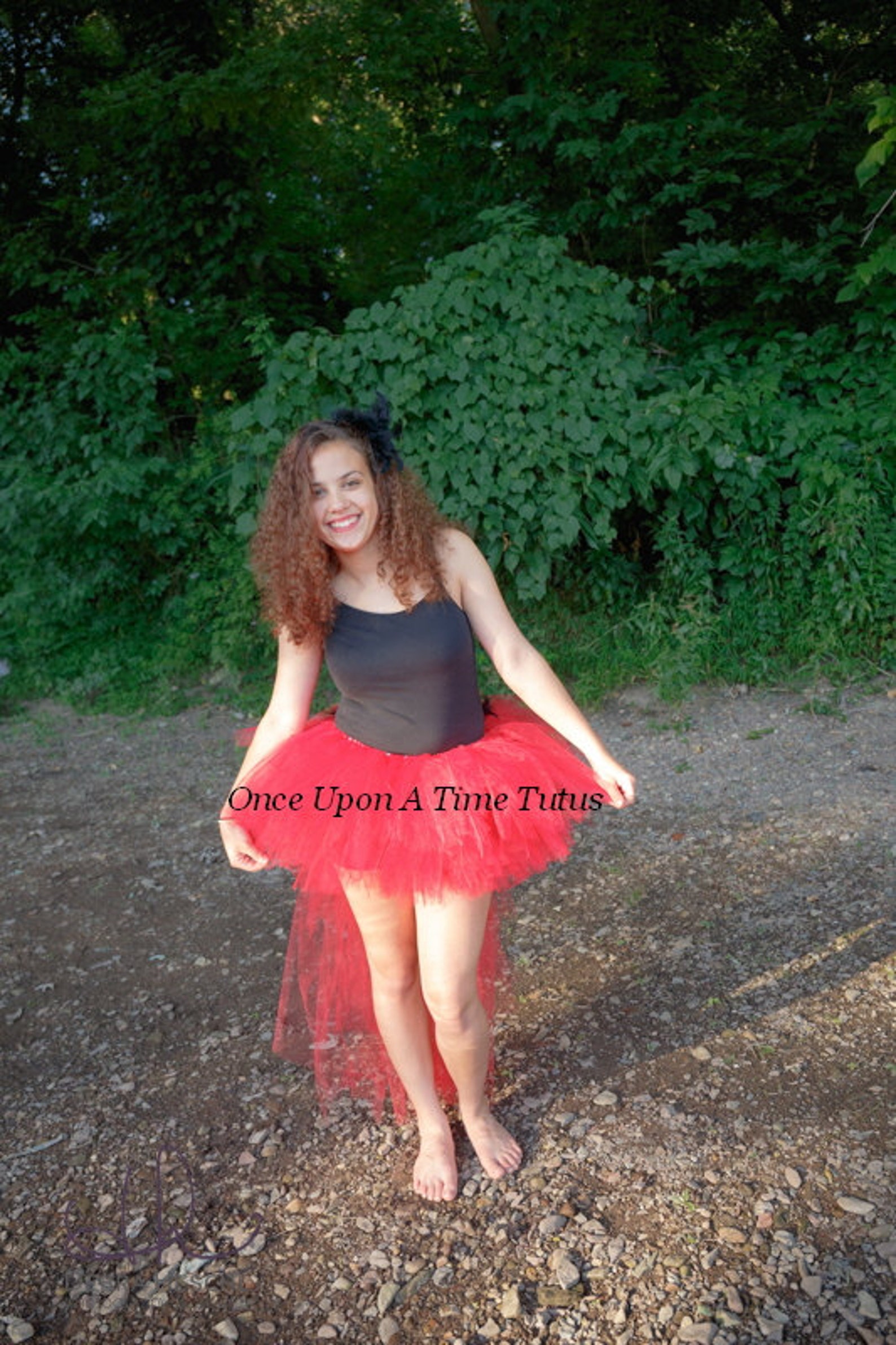 Red Black Feather Tutu Parrot Bustle Skirt Halloween Costume - Etsy