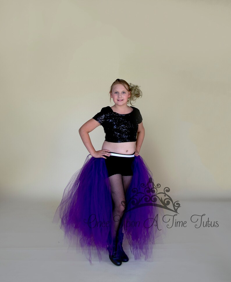 Purple Open Front Tutu Half Tutu Skirt Waist Cape Tutu - Etsy