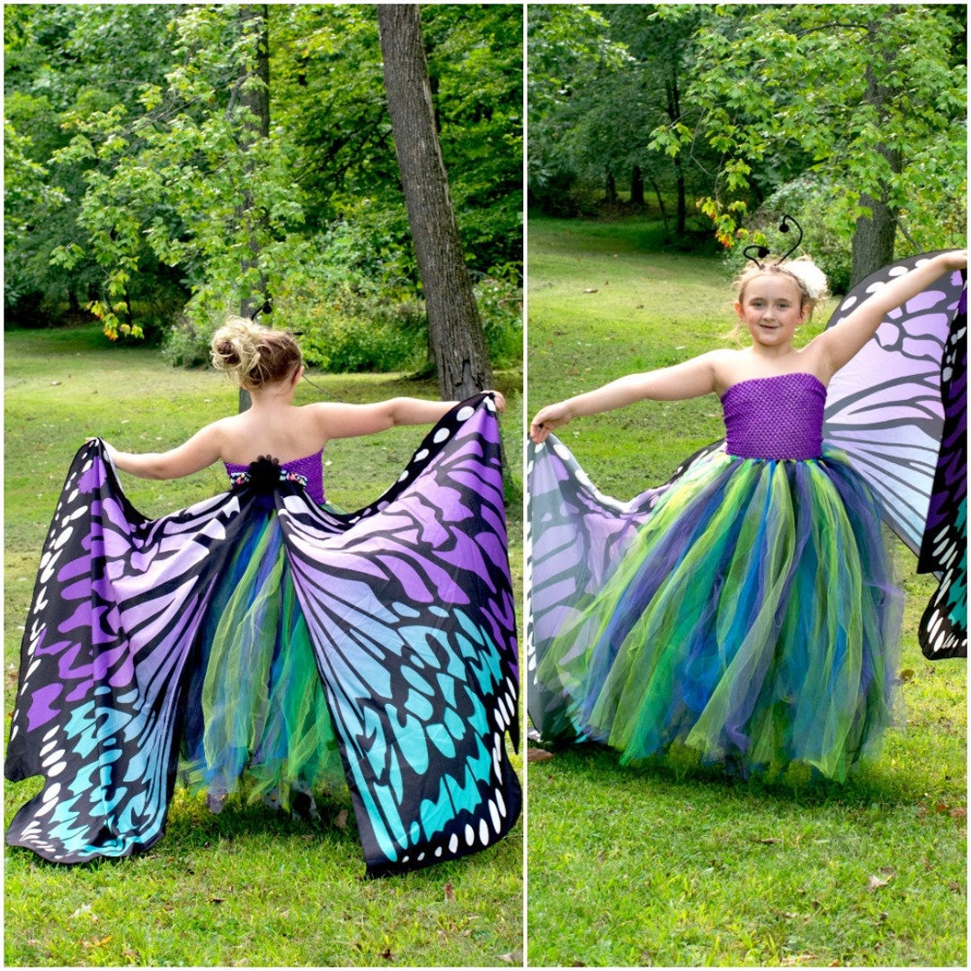 Butterfly Halloween Costume Girls Butterfly Dress Toddler - Etsy