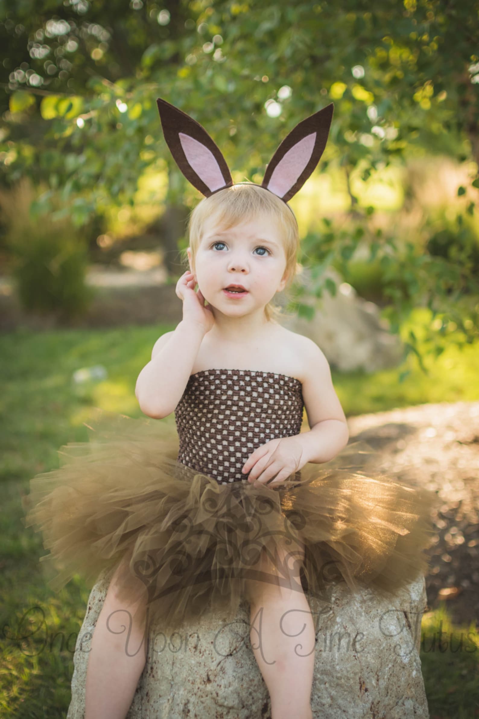 Bunny Costume Brown Bunny Rabbit Tutu Dress Kids Animal - Etsy