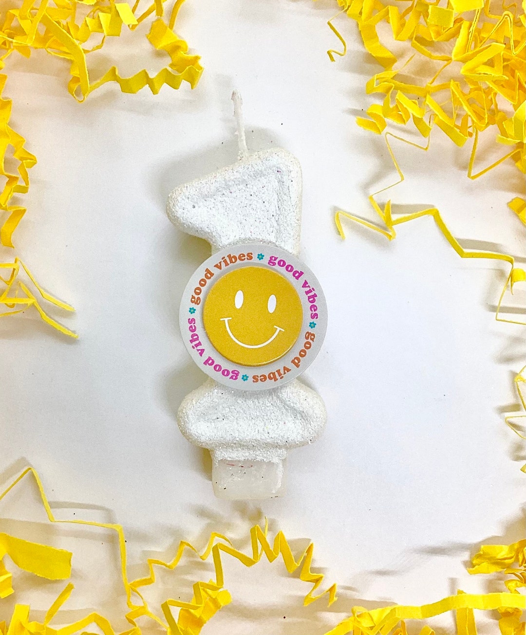 Preppy Birthday Candle, Good Vibes Party Decor, Pre Teen Girls ...