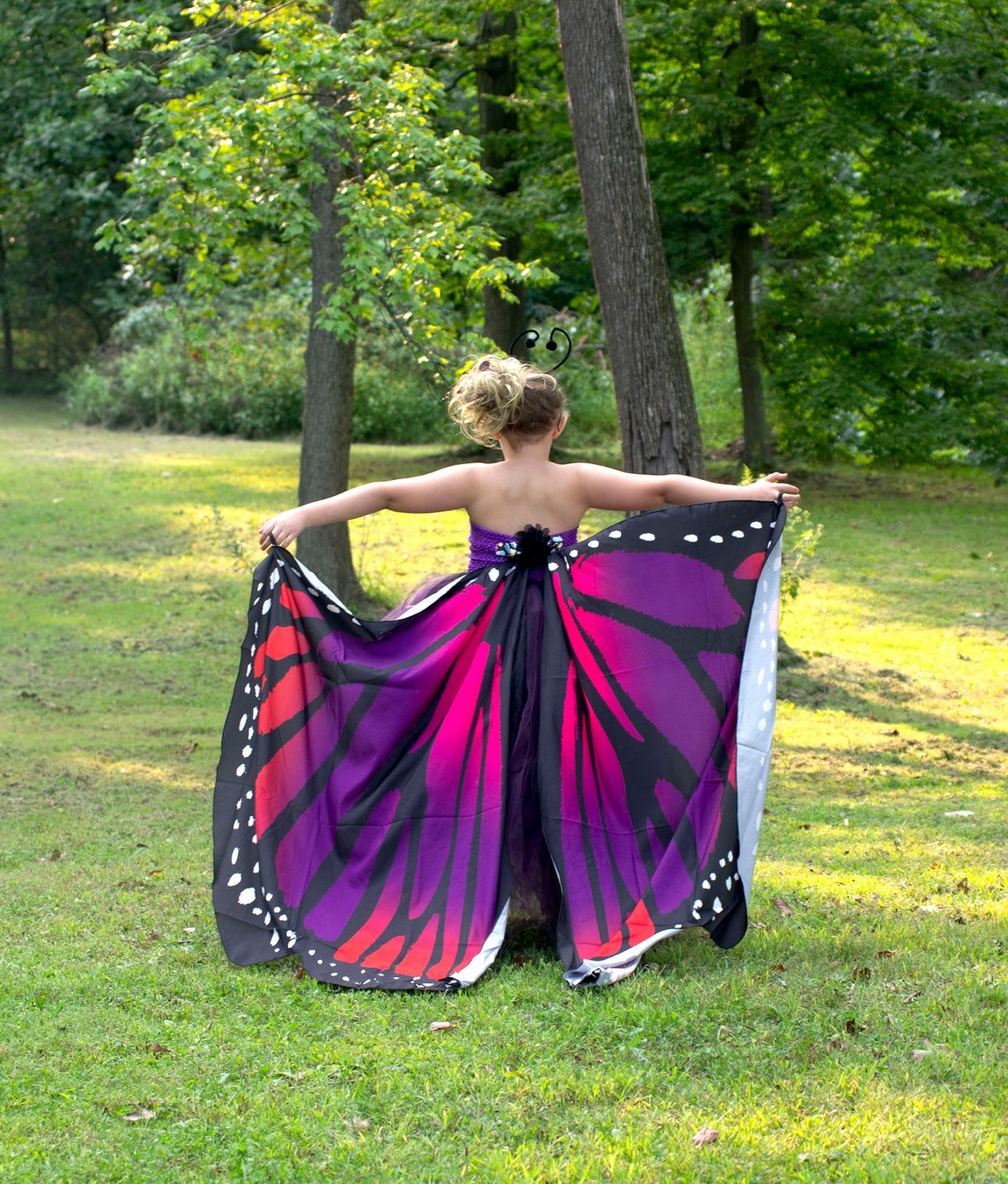 Purple Pink Butterfly Costume Girls Monarch Butterfly | Etsy