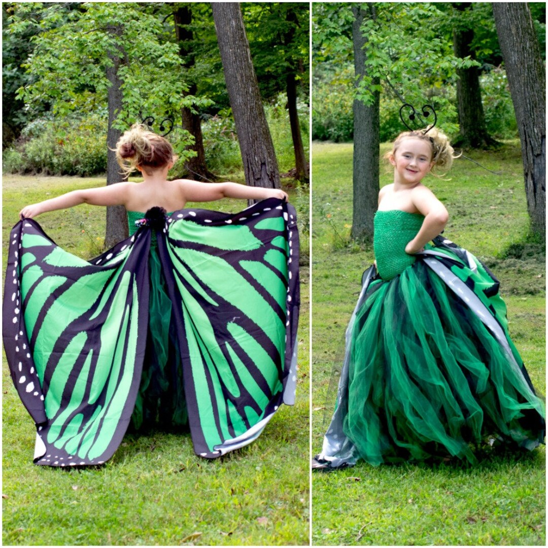 Green Butterfly Costume Girls Butterfly Dress Toddler - Etsy