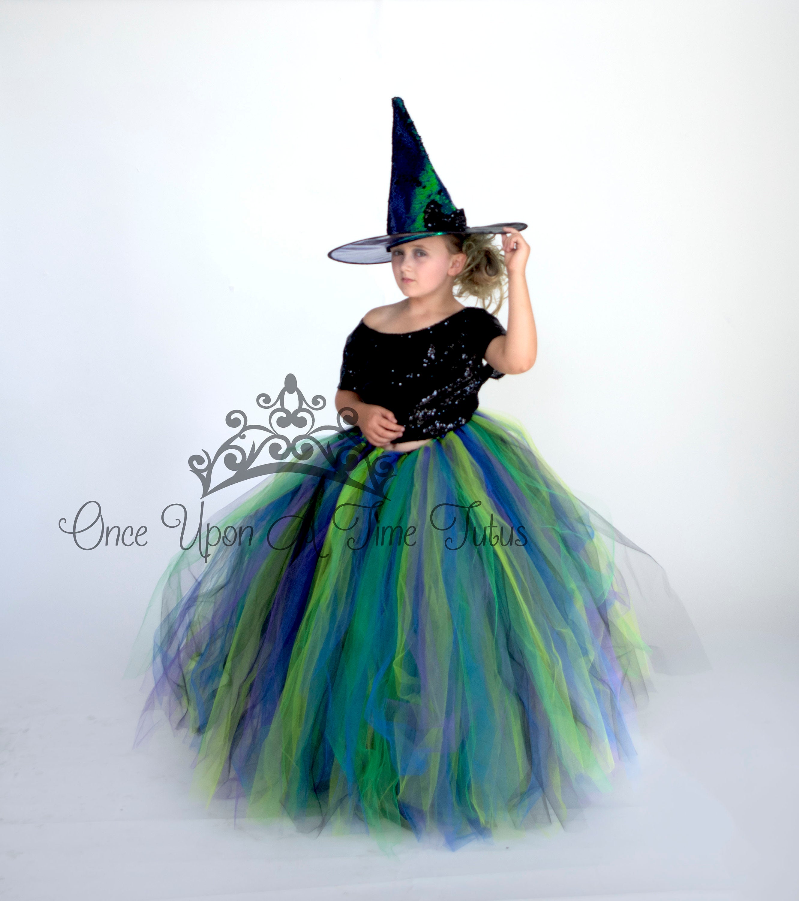 Witch Tutu Skirt Halloween Costume Skirt Girls Witch Skirt | Etsy