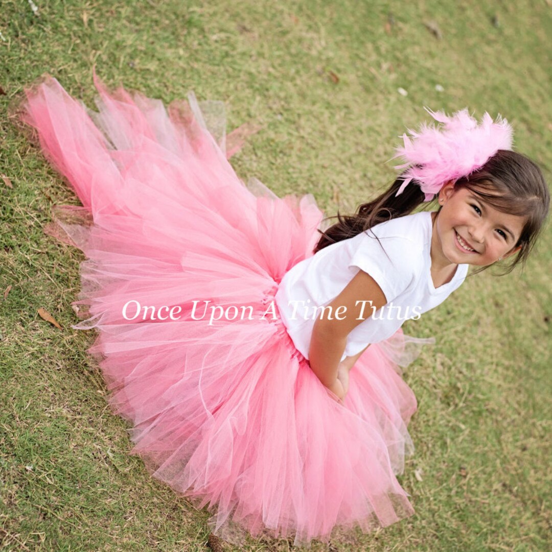 Pink Flamingo Bustle Tutu, Flamingo Costume, Halloween Costume, Adult ...