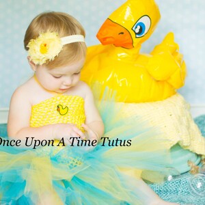 Rubber Duck Tutu Dress, 1st Birthday Dress, First Birthday Outfit, Kids ...