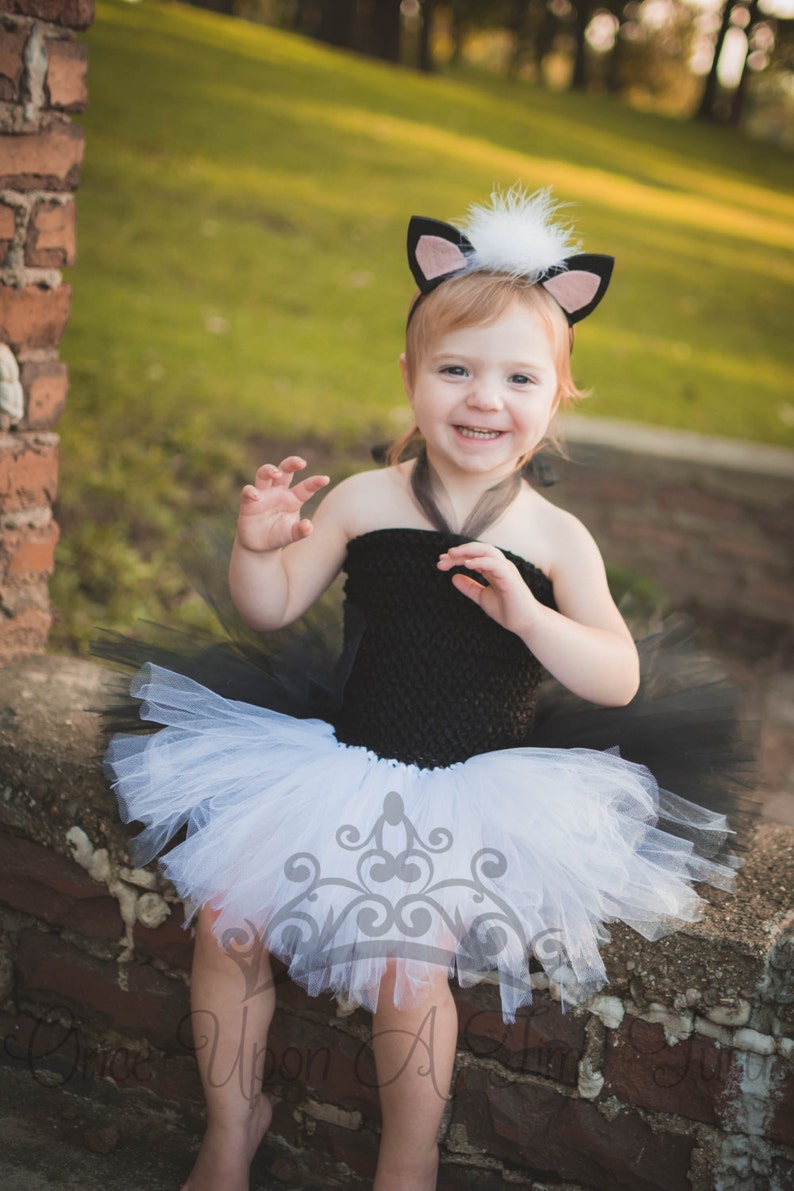 Skunk Costume Skunk Tutu Dress Kids Skunk Dress Little - Etsy