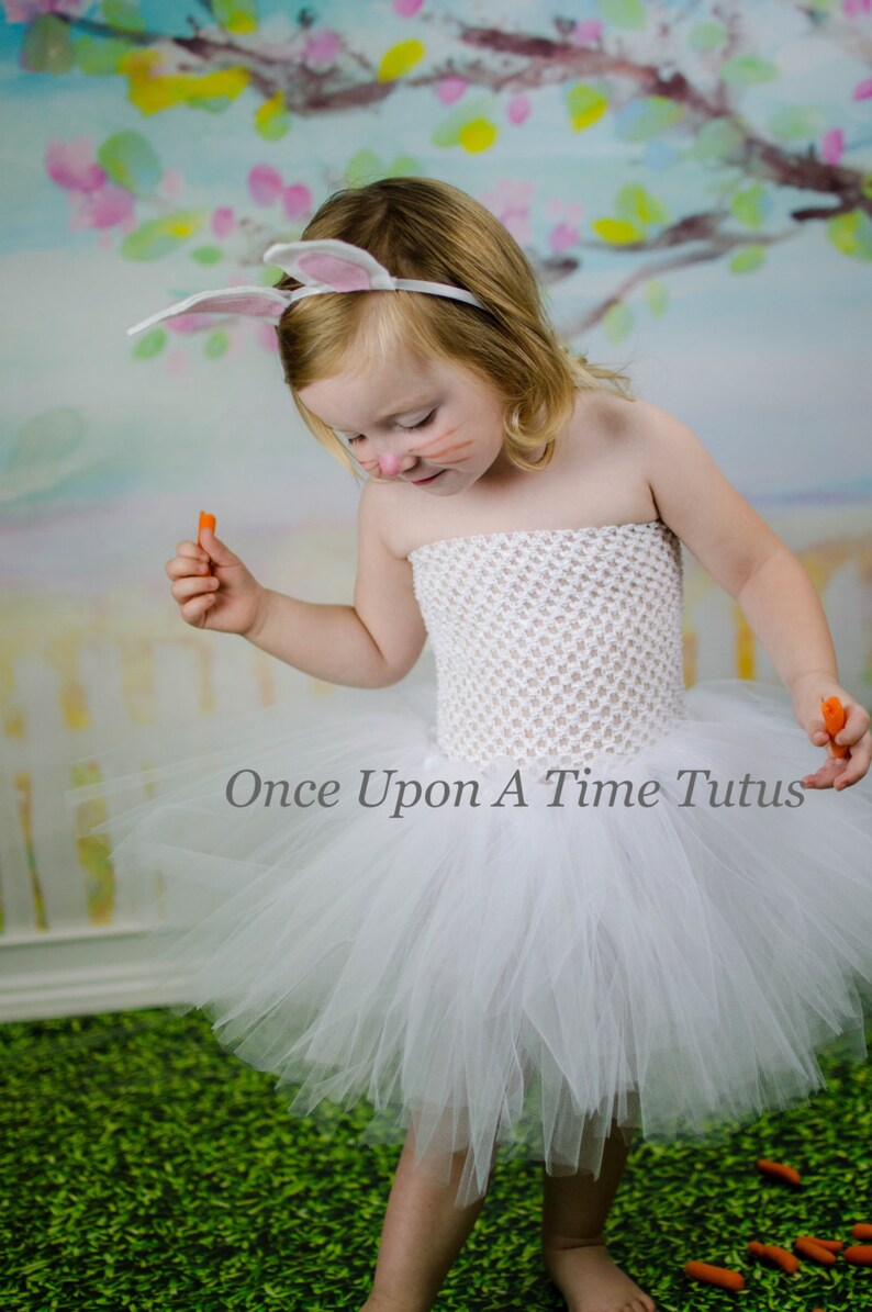 Bunny Costume White Bunny Rabbit Tutu Dress Kids Animal - Etsy
