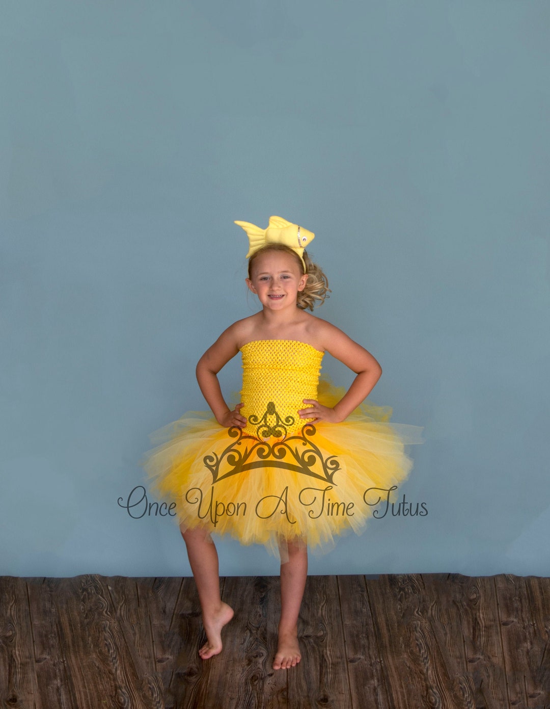 Yellow Fish Tutu, Kids Goldfish Costume, Child Halloween Costume, Under ...