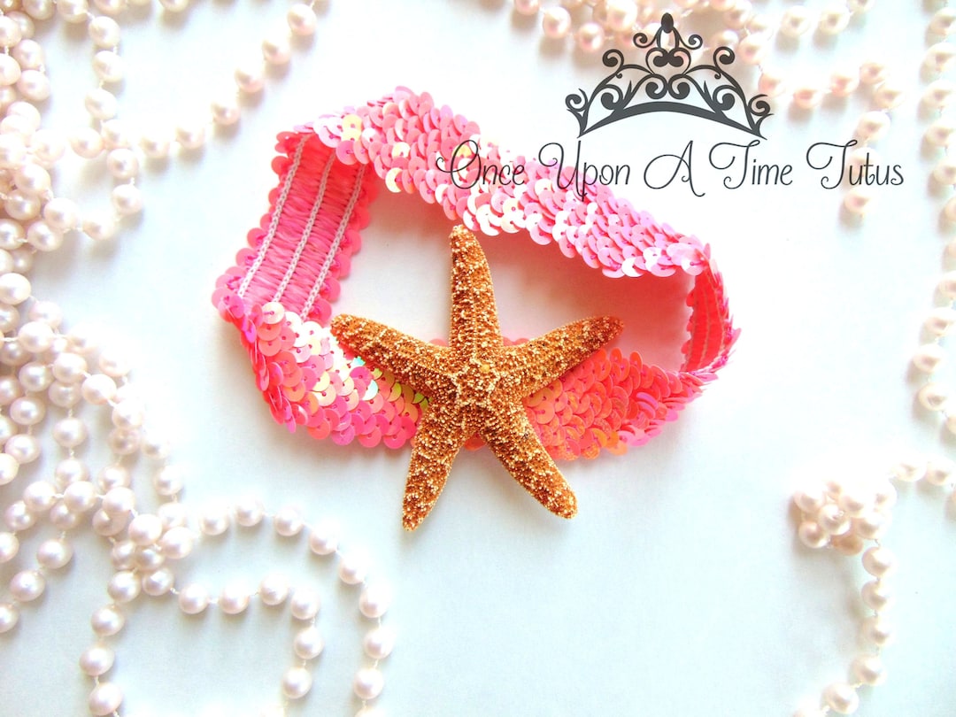Starfish Headband, Under the Sea, Pink Starfish Headband, Mermaid ...