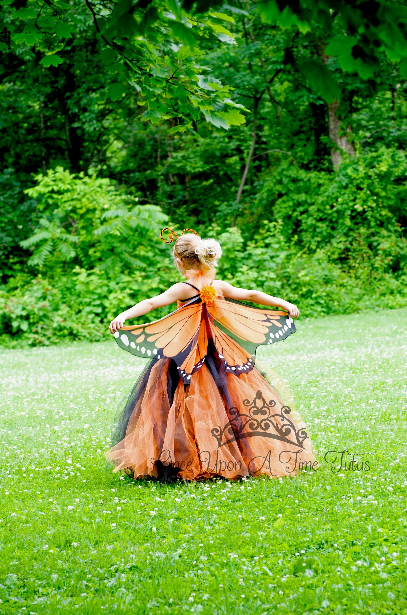Orange Butterfly Costume Girls Butterfly Dress Toddler - Etsy